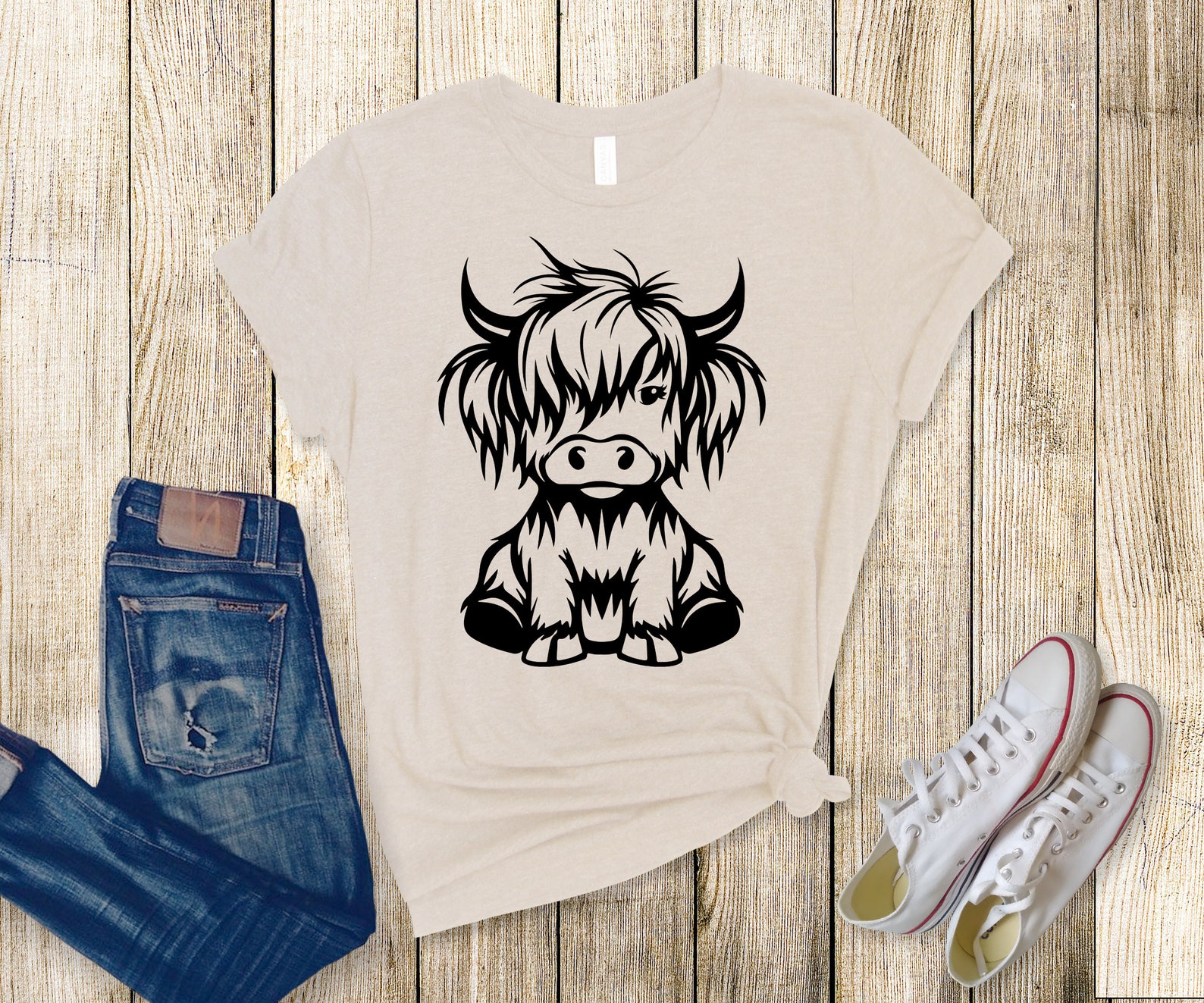 Cute Sassy Highland Cow Svg, Sitting Highland Cow Svg Png, Highland Cow ...