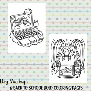 Bold Easy School Coloring Pages, Back to School Activities, Adult and ...