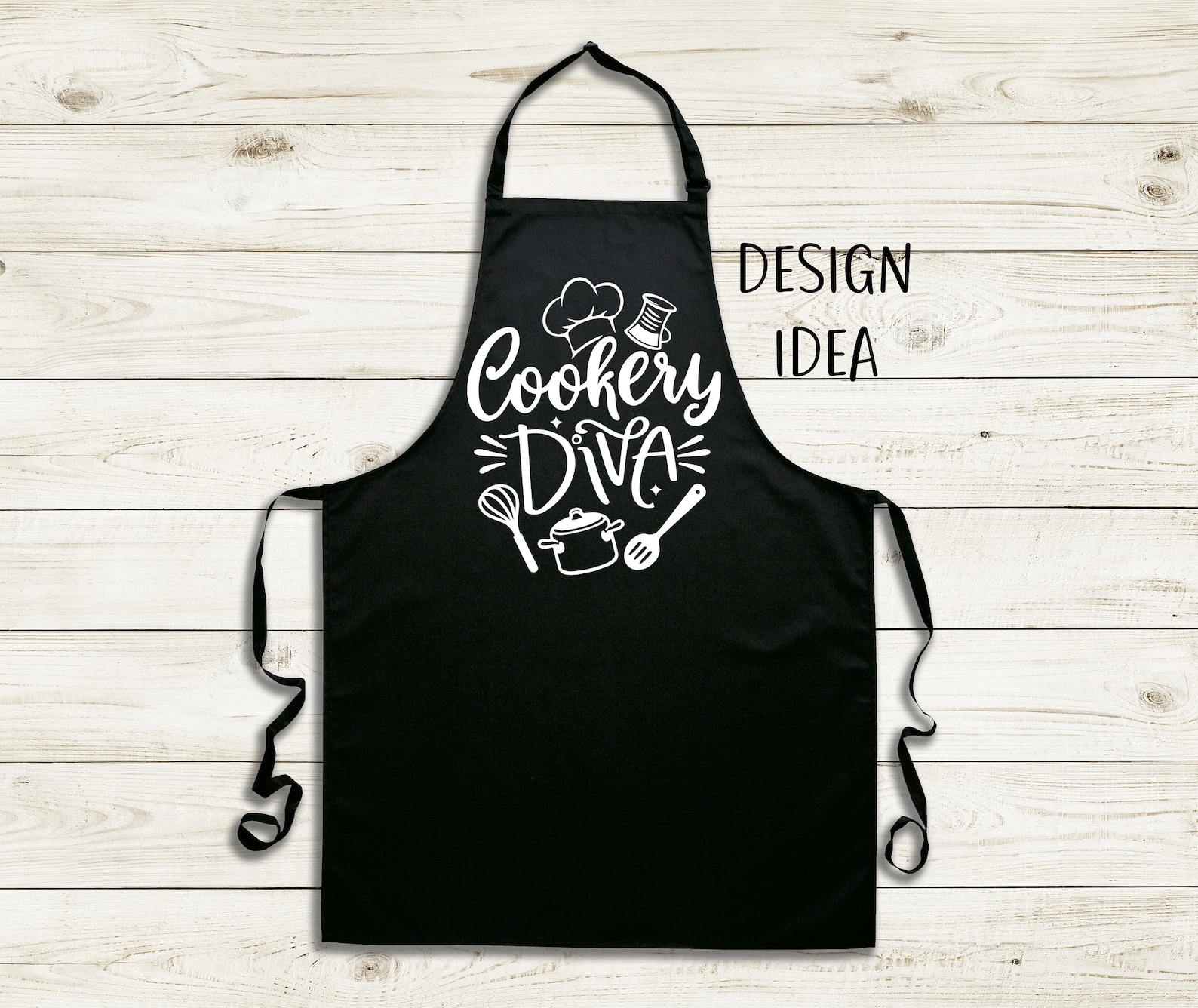 Cookery Diva Kitchen SVG, Chef PNG, Cricut Cut File (digital Download ...