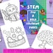 Printable Science Coloring Pages for Kids – STEM Activity Bundle ...