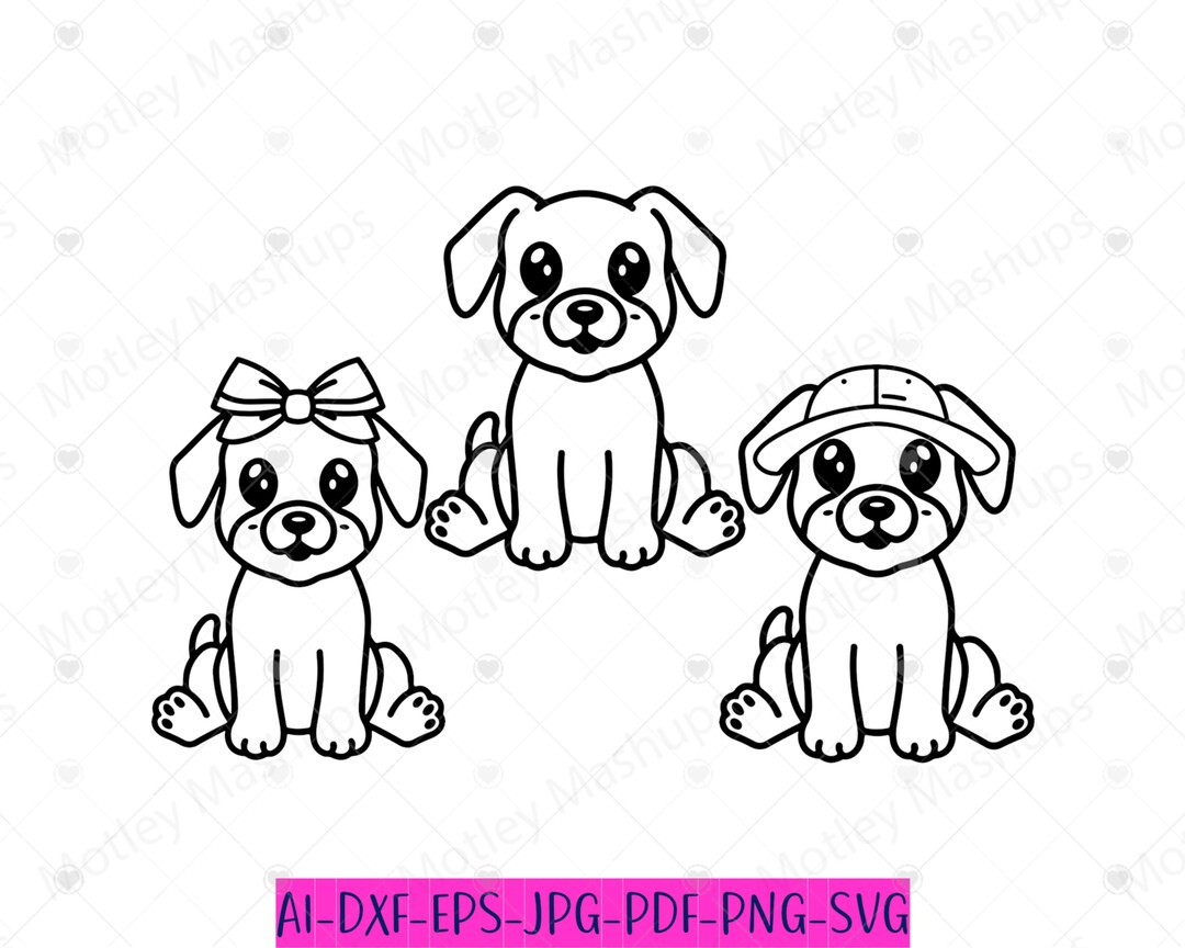 Dog Svg, Puppy Svg, Baby Shower Nursery Svg, Birthday Party Svg Png ...