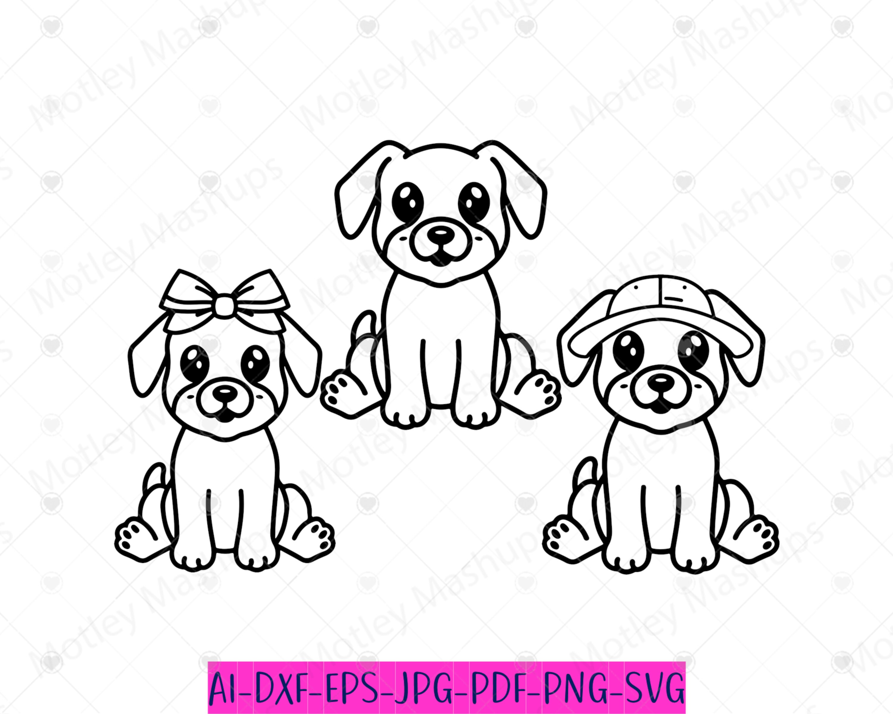 Dog Svg, Puppy Svg, Baby Shower Nursery Svg, Birthday Party Svg Png ...