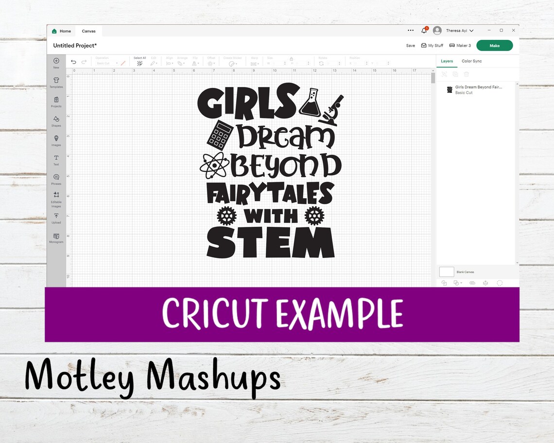 STEM Girls Science Technology Engineering Math SVG, Girls Dream Beyond ...