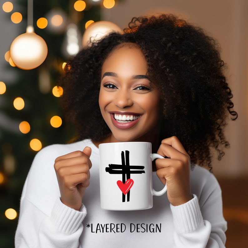 Heart Cross SVG Bundle, Jesus Svg, Christian Svg, Valentine's Day Svg ...