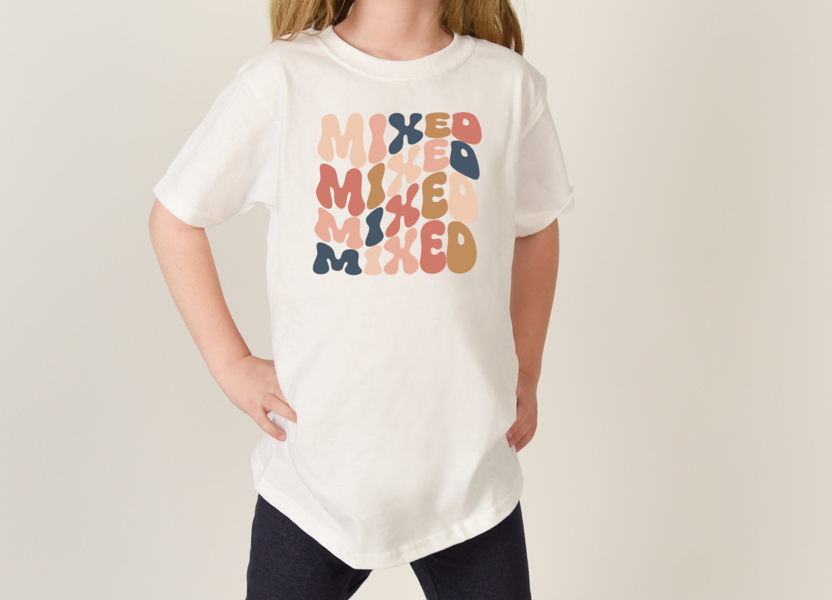 Mixed Race Retro Wavy Style Biracial, Multi-racial, Multicultural ...