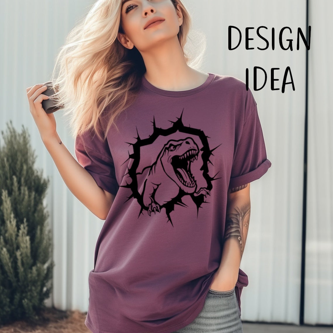 T-rex Scratch Svg, T-rex SVG PNG, Dinosaur Svg Png, Cracked Wall Svg ...