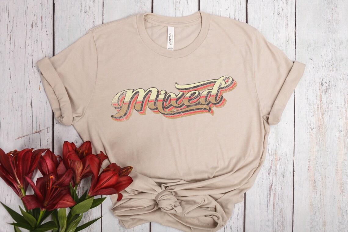 Mixed Race PNG JPG Retro, Biracial PNG, Multi-racial Png, Multicultural ...