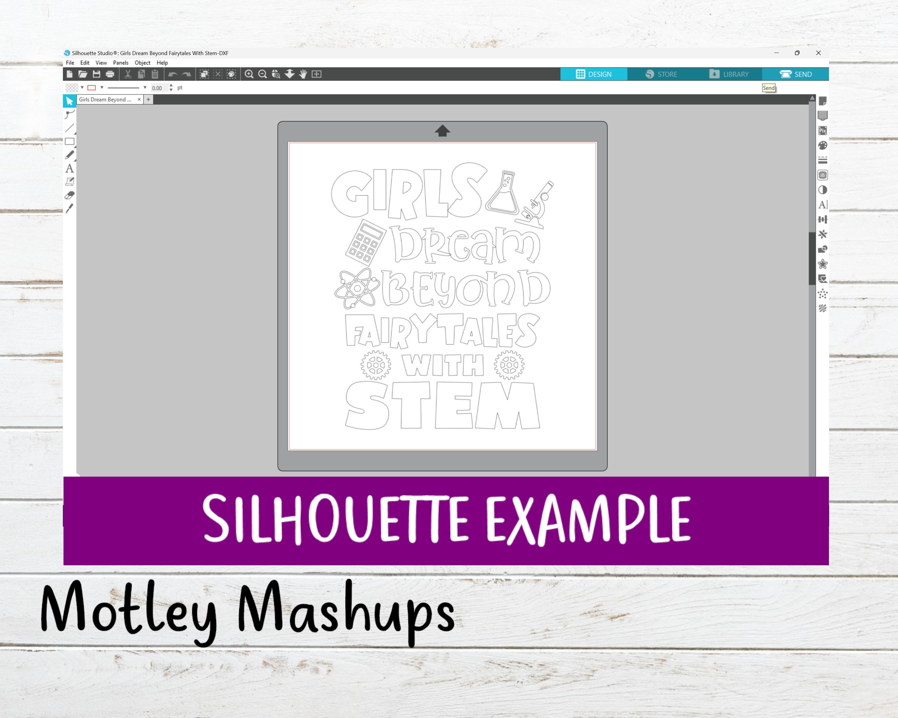 STEM Girls Science Technology Engineering Math SVG, Girls Dream Beyond ...