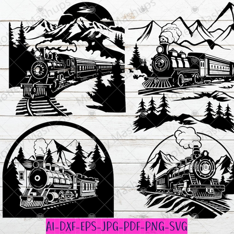 Train Svg - Etsy