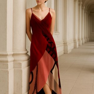 Asymmetrical Splicing Dress Fashion Design Pack: Vector Pattern ...