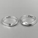 Mobius Ring Sterling Silver • Free Engraving • Sleek or Satin Surface ...