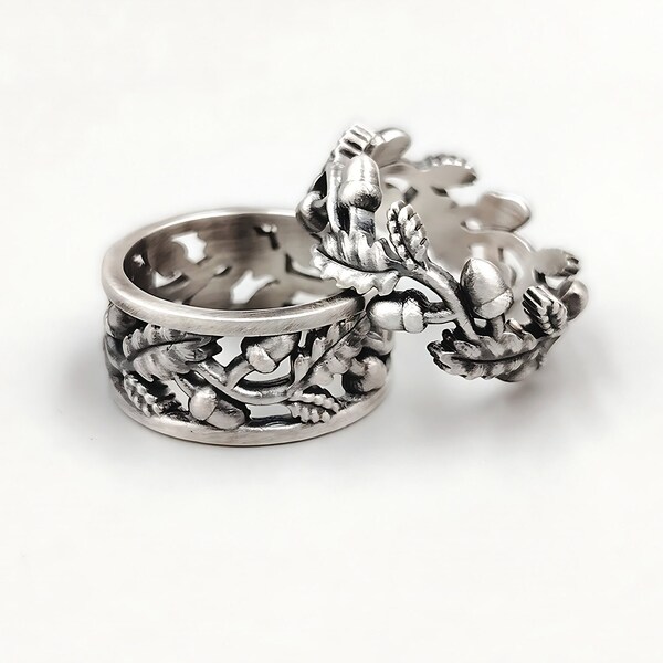 Oak Leaf Ring - Etsy