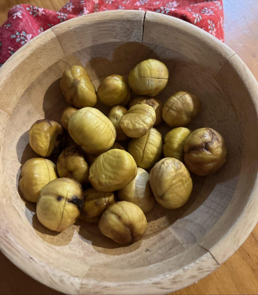 8 Oz Roasted Chinese Chestnuts Fresh Georgia Grown Harvested Eat Plant ...