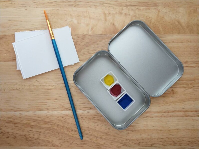 Travel Watercolor Kit Basic Watercolor Travel Kit Travel - Etsy