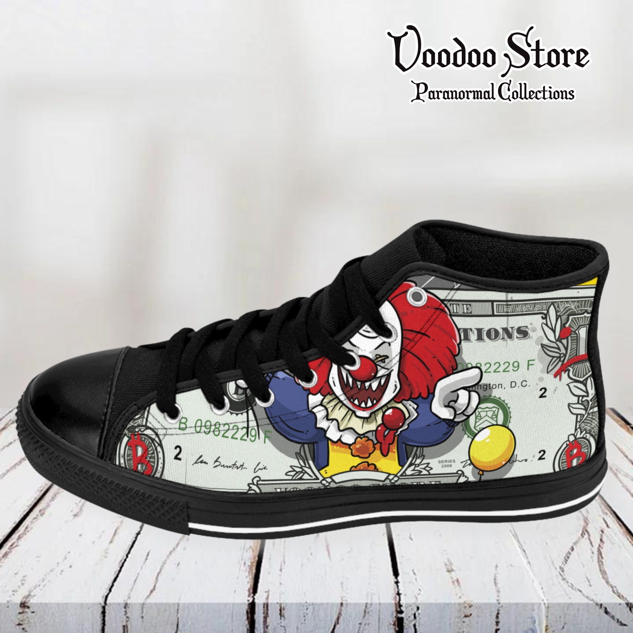 Men's, Women's Shoes From Horror Movies, High-top Sneakers Custom-made ...