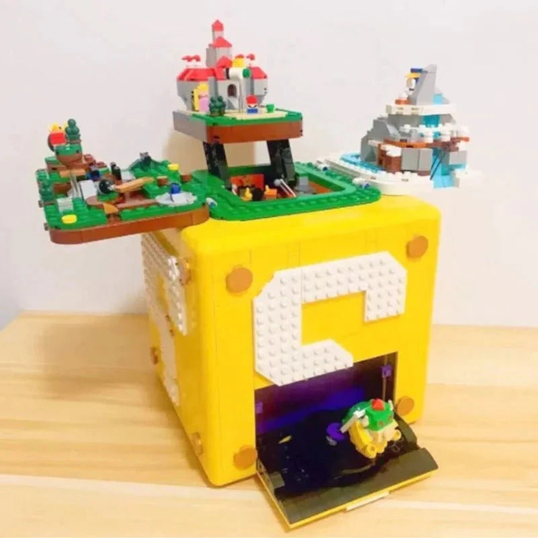 Super Mario Movie 64 Question Mark Bricks Toy Building Blocks - Etsy