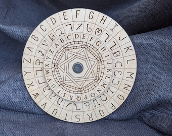 Cypher Wheel, Cipher Wheel, Ogham Enochian Koine Greek Secret Codes ...