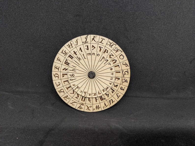 Fantasy Caesar / Vigenère Cipher Wheel and Translator - Etsy