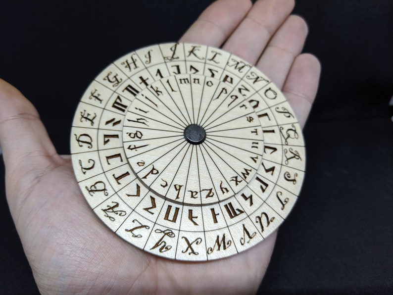 Fantasy Caesar / Vigenère Cipher Wheel and Translator - Etsy