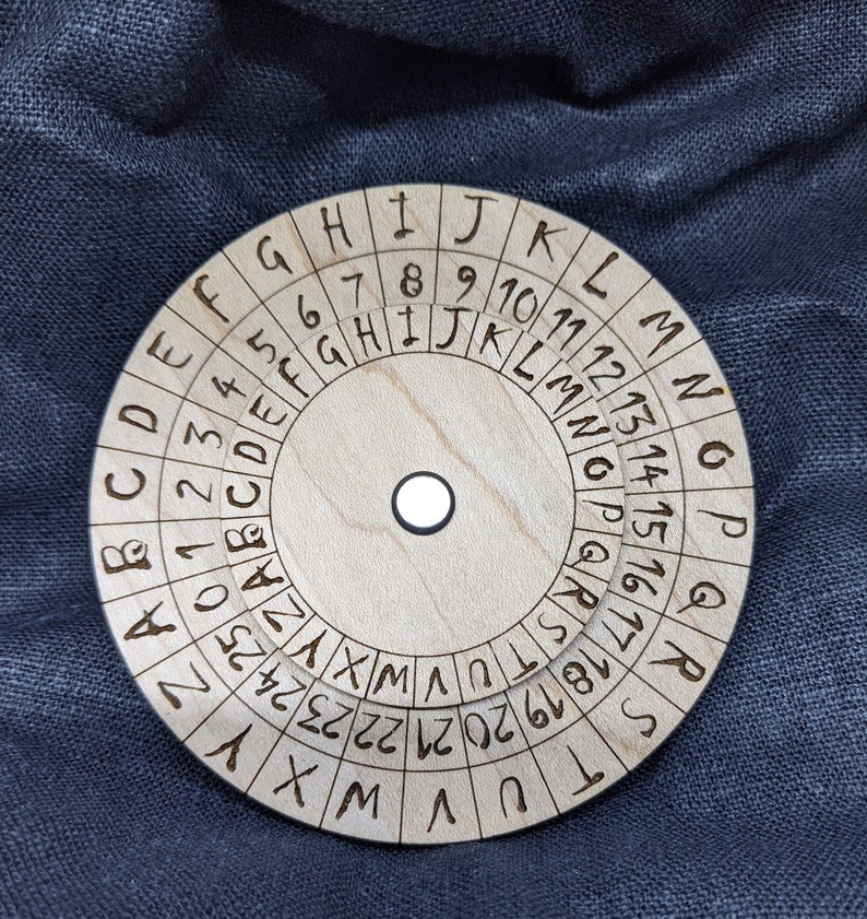 Shift Cipher Wheel - Etsy