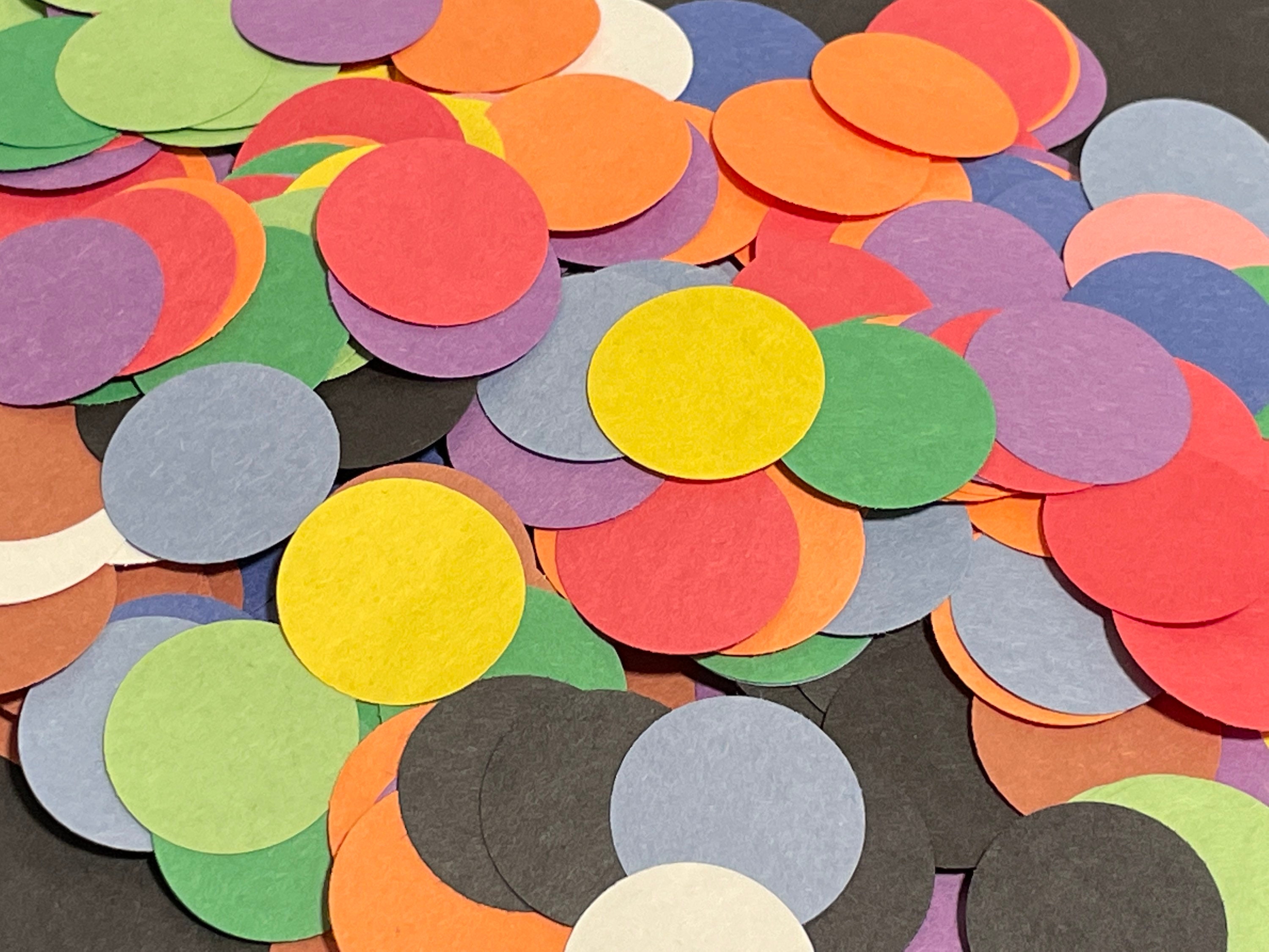 500 Paper Confetti Pieces Construction Paper Choose Your | Etsy