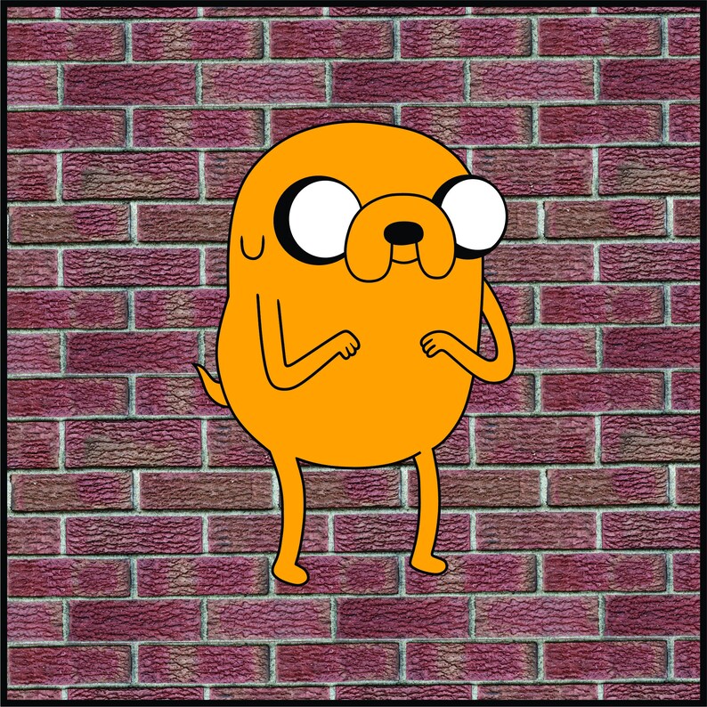 JAKE adventure time vectors svg-pdf-eps-png-cdr-ai-dxf | Etsy