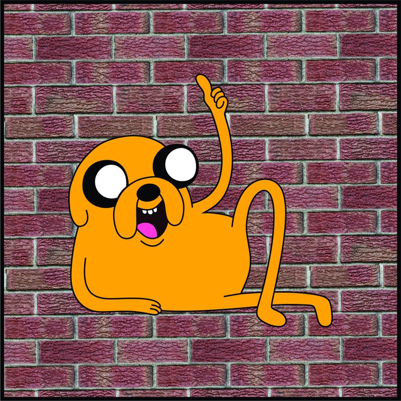 JAKE adventure time vectors svg-pdf-eps-png-cdr-ai-dxf | Etsy