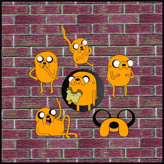 JAKE adventure time vectors svg-pdf-eps-png-cdr-ai-dxf | Etsy
