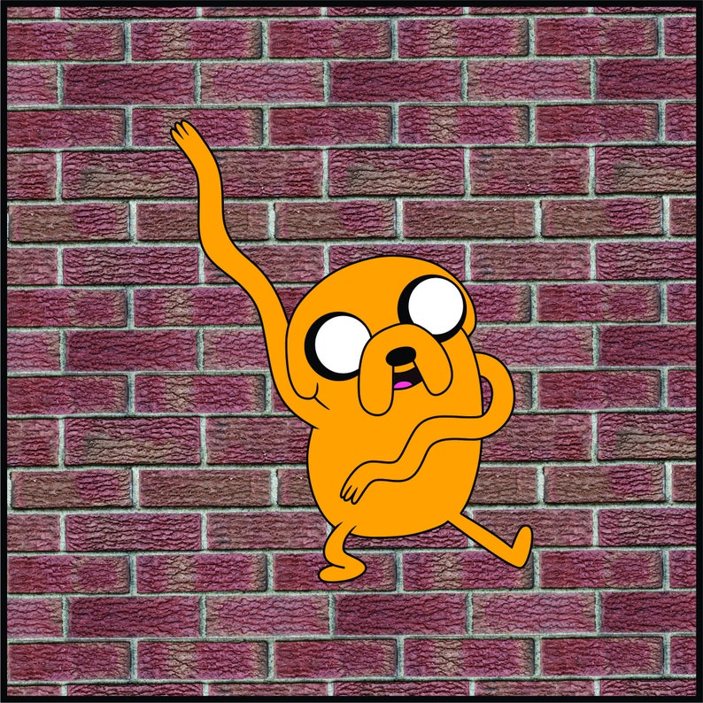 JAKE adventure time vectors svg-pdf-eps-png-cdr-ai-dxf | Etsy