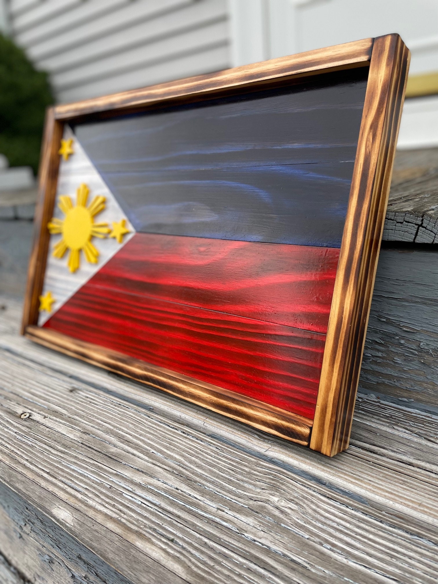3D Charred & Stained - Rustic - Wall Art - Home Decor - Philippines ...