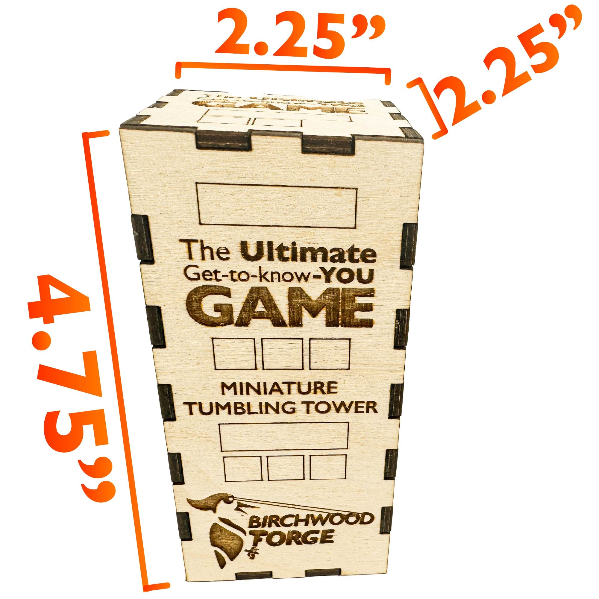 The Ultimate Get-to-know-you Game Mini Tumbling Tower First Dates ...
