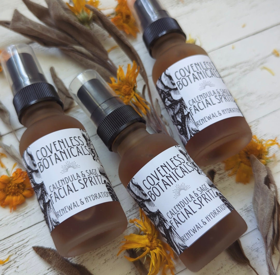 Calendula Sage Facial Mist - Etsy