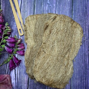 Raw and Rustic Ghicha Tussar Silk Yarn for Unique Neutral Colours ...