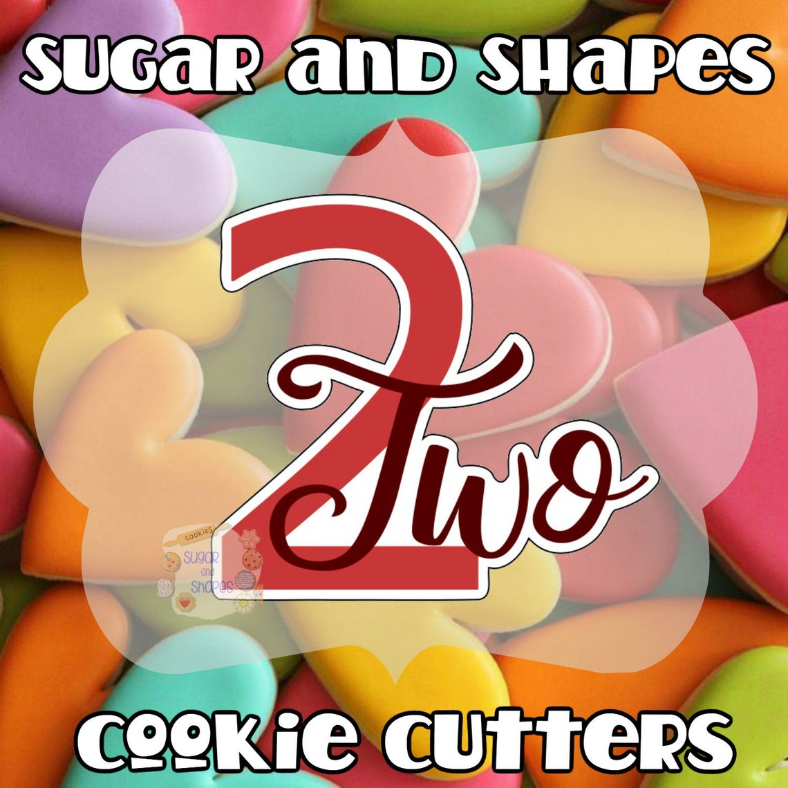 Number Two Number 2 Word Cookie Cutter | Etsy