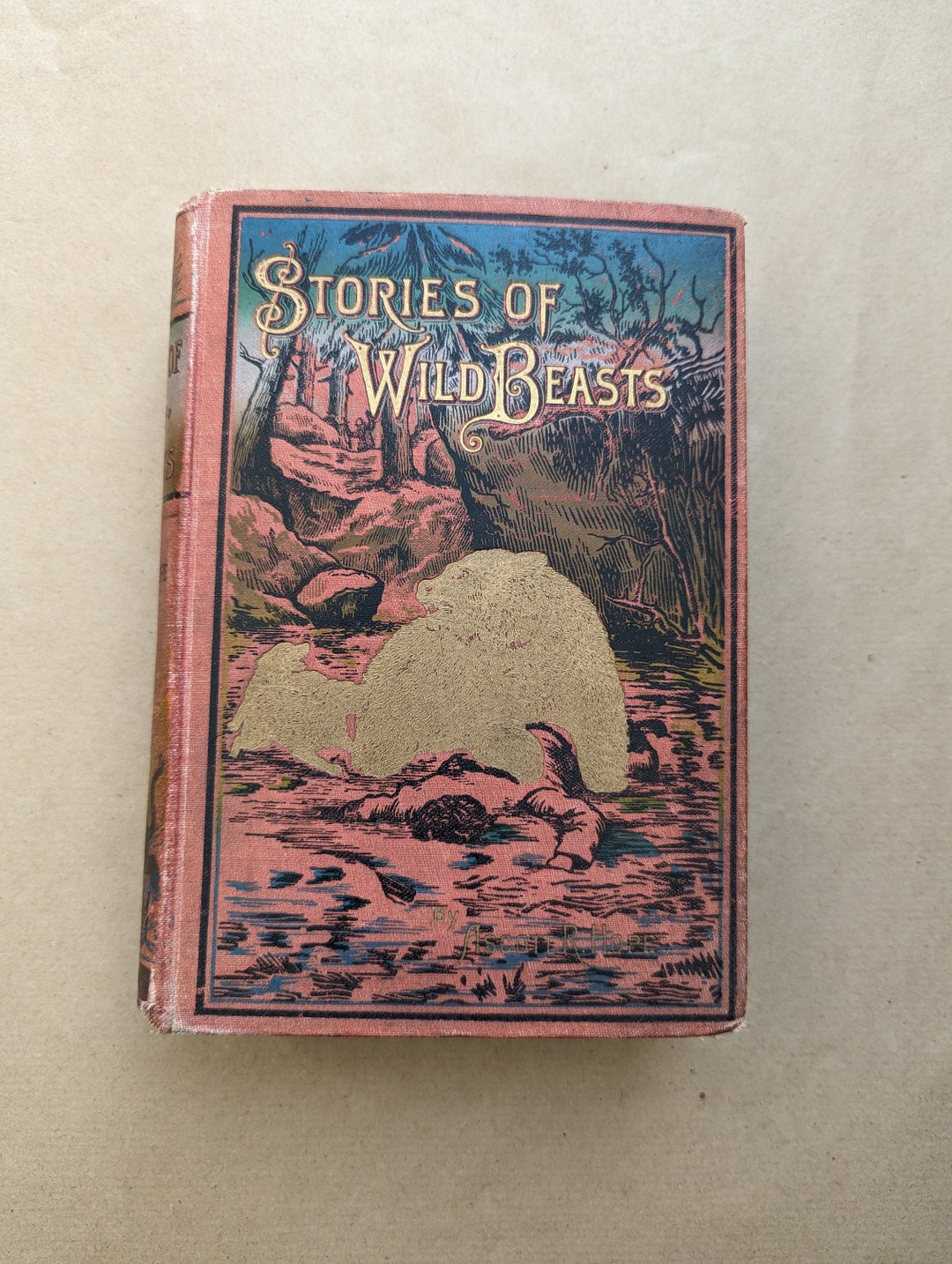 Stories of Wild Beasts and Their Curious Traits by Ascott Hope Vintage ...