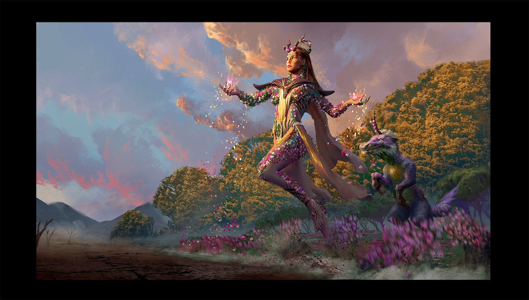 Beautiful Landscape Posters Video Game Style Concept Art - Etsy