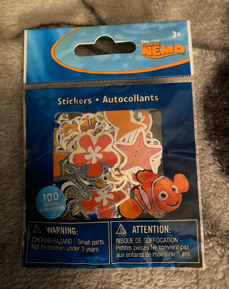 Rare NIP Finding Nemo Die Cuts Sticker Flakes Sack - Etsy