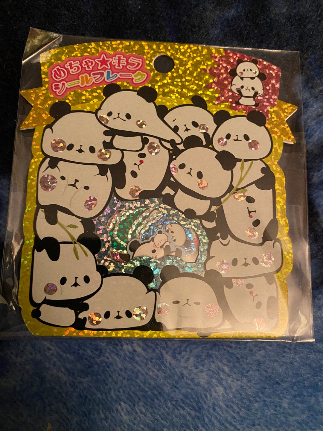 Kawaii RARE NIP Kamio Japan Mochi Mochi Panda Sticker Flakes Sack - Etsy