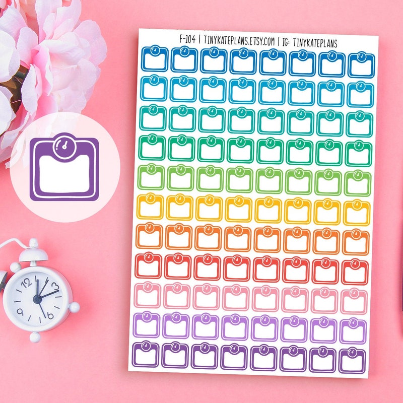 Mini Planner Stickers Set - Etsy