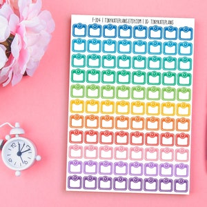 88 Tiny Weight Scale Planner Sticker, Weight Loss Stickers, Cute ...