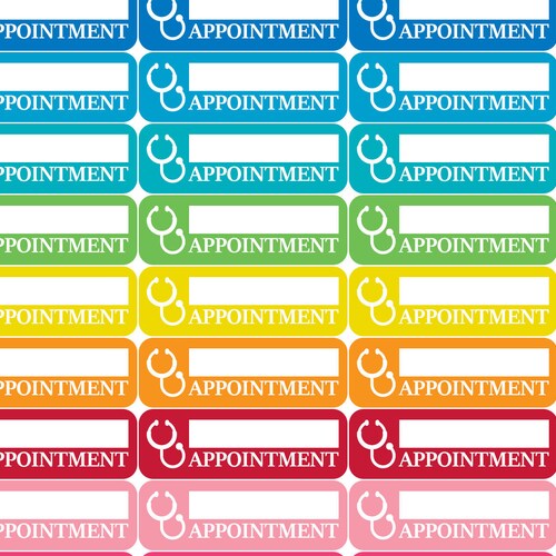 52 Doctor Appointment Reminder Planner Stickers Tiny Planner - Etsy