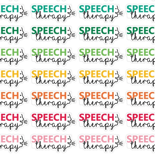 48 Speech Therapy Planner Stickers Tiny Doctor Appointment - Etsy