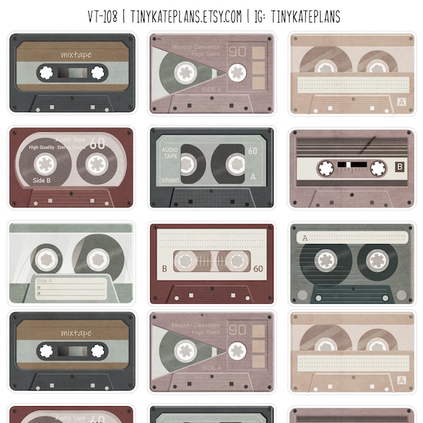 Cassette Labels - Etsy