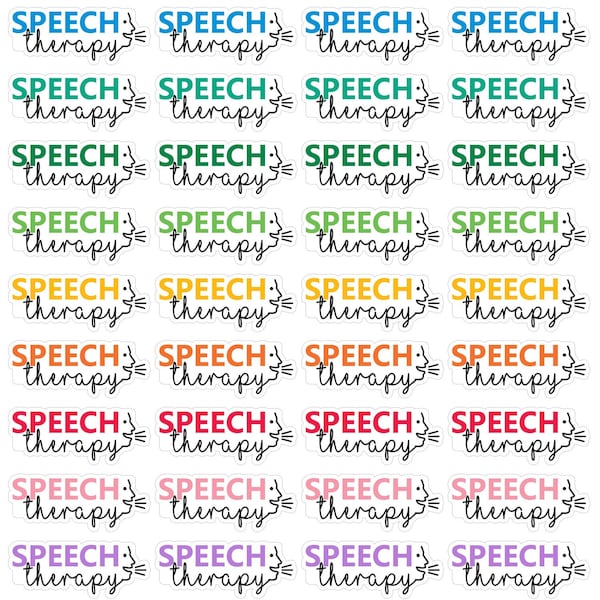 Speech Therapy Stickers - Etsy
