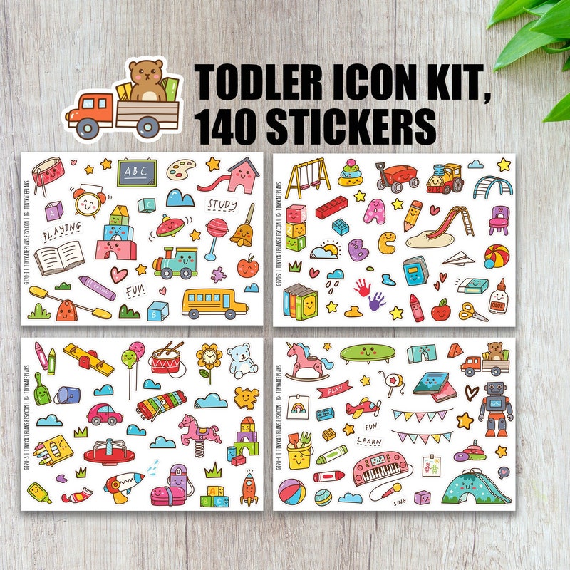 Stickers for Kids - Etsy