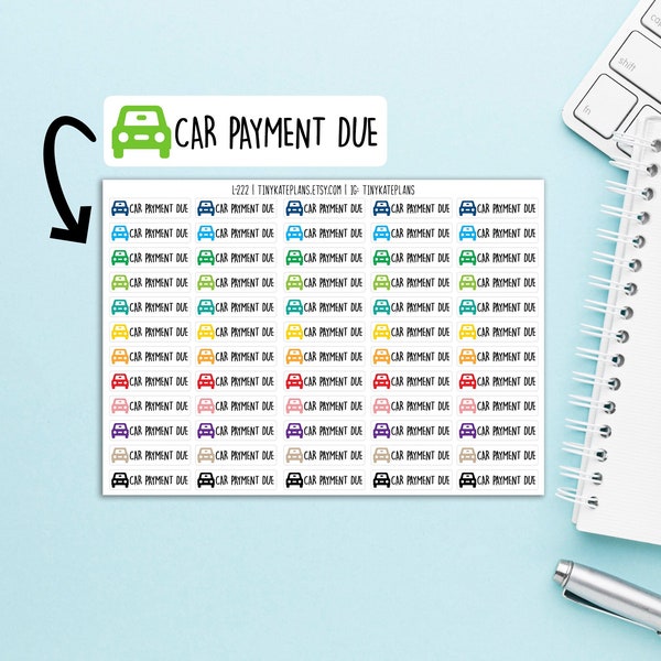 Bill Pay Stickers - Etsy