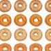 Bagel Stickers, Watercolor Art Stickers, Foodie Gift, Breakfast ...