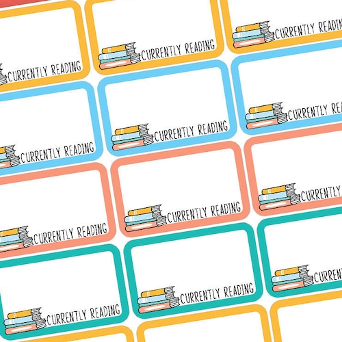Book Lovers Reading Stickers for Your Planner - Etsy