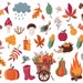 Fall Harvest Planner Stickers, Fall Truck Planner Stickers, Monthly ...