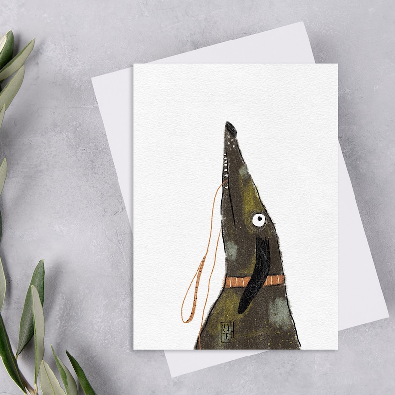Dog Postcard - Etsy